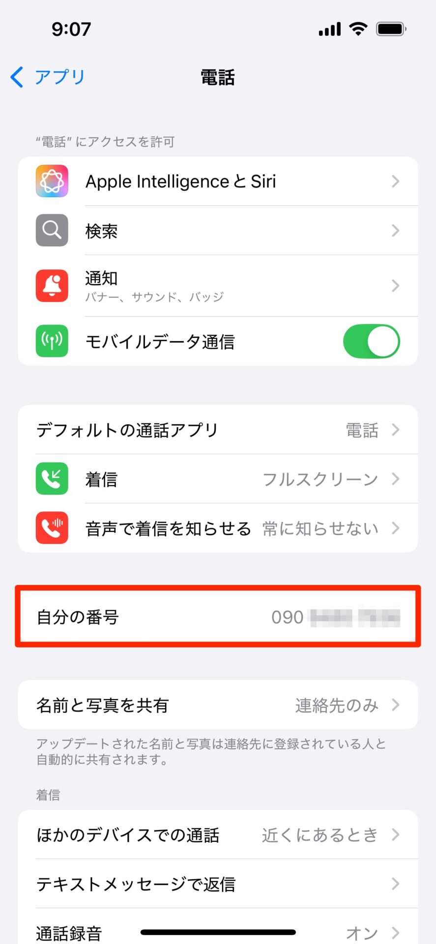 【iPhone】自分の電話番号を確認・表示する方法 - Steganom